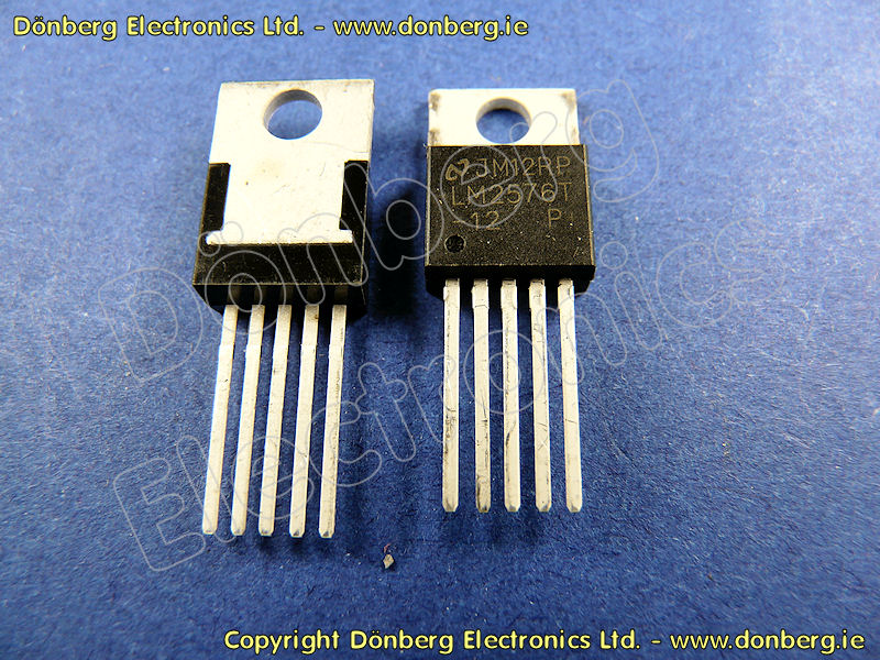 Semi-conducteur: LM2576T-12 (LM 2576T-12) - SW-REG / 12V / 3A / 3% STEP ...