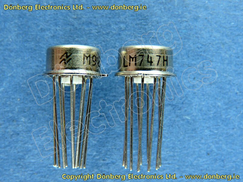 Semi-conducteur: LM747H (LM 747H) - = UA747HM IC 10PIN...